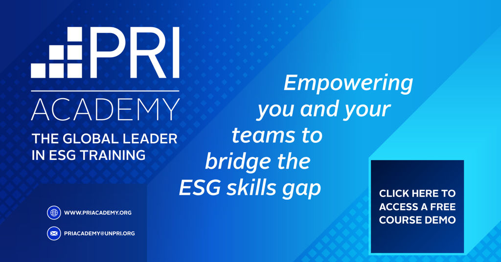 The PRI offers a range of ESG courses to help investors progress their ...