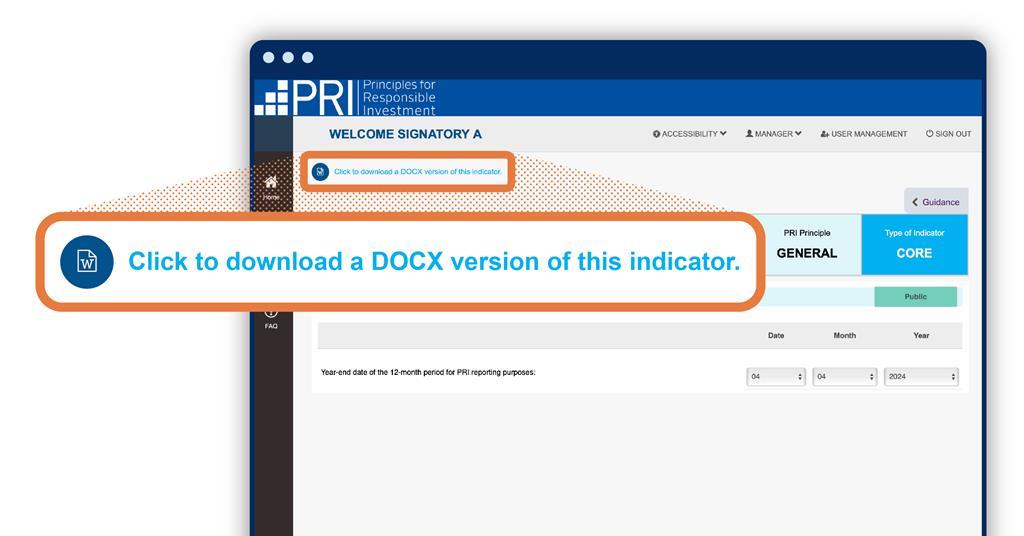 Reporting Tool user guide | Reporting guidance | PRI