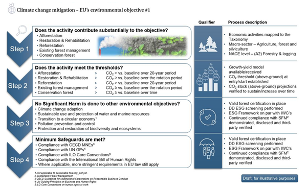 EU taxonomy alignment case study: International Woodland Company | Case ...
