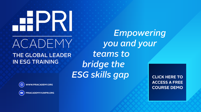 The PRI offers a range of ESG courses to help investors progress their ...